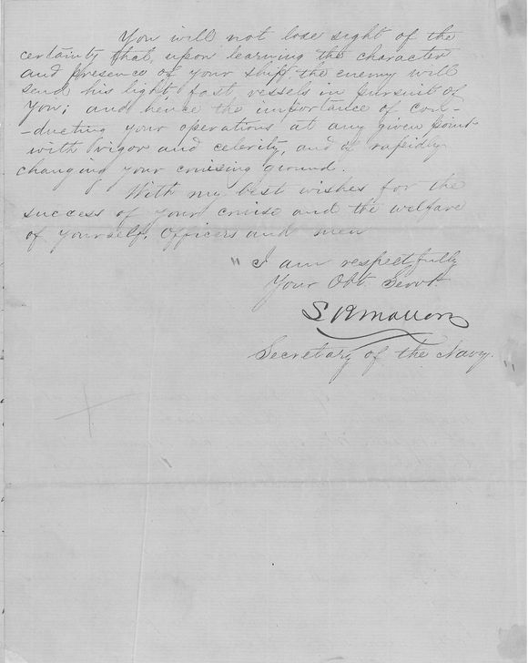 Bonhams : MALLORY, STEPHEN RUSSELL. 1812-1873. Letter Signed ("S ...