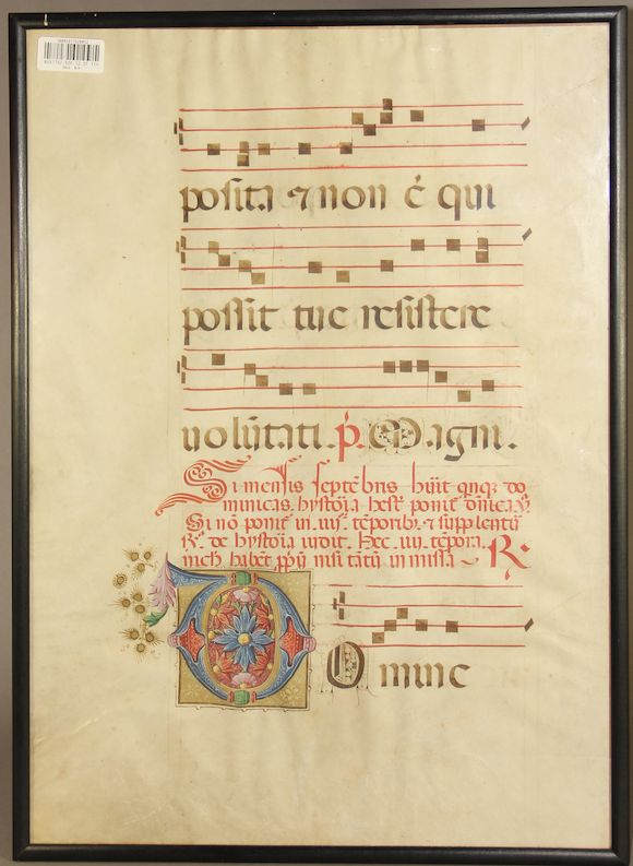 Bonhams : [ILLUMINATED MANUSCRIPT-15TH CENTURY.]