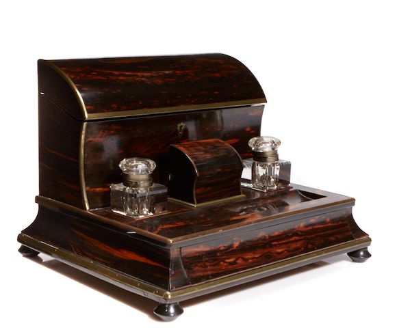 Bonhams : A Victorian coromandel stationary box