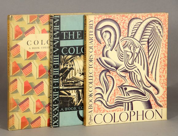 Bonhams : The Colophon.