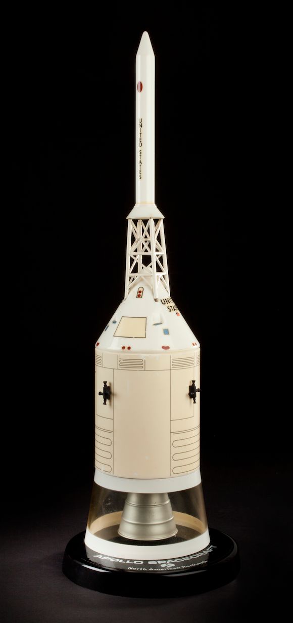 Bonhams : ROCKWELL SPACECRAFT MODEL. Model of the Command/Service ...