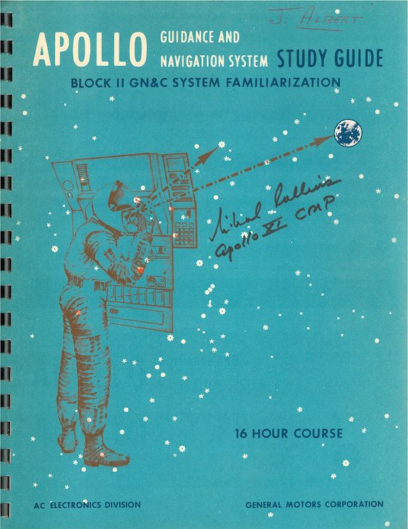Bonhams : APOLLO NAVIGATION SYSTEM STUDY GUIDE. Apollo Guidance & Navigation System, Block II ...