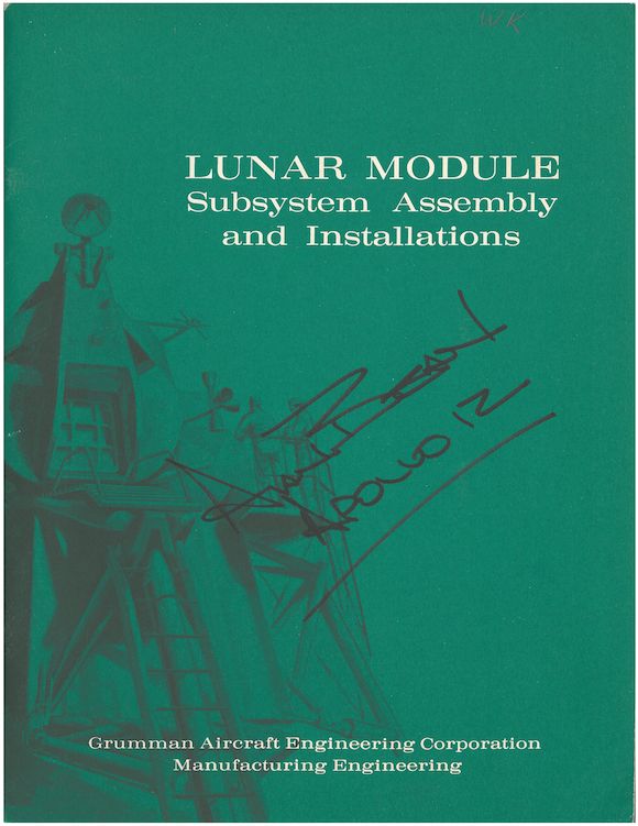 Bonhams : GRUMMAN LUNAR MODULE BROCHURE. Lunar Module: Subsystem ...