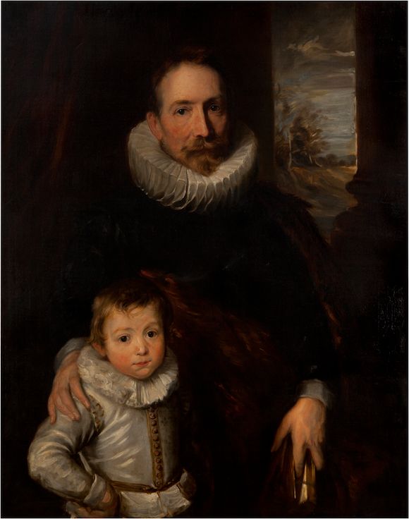 Bonhams : After Sir Anthony Van Dyck A portrait of a gentleman, said to ...
