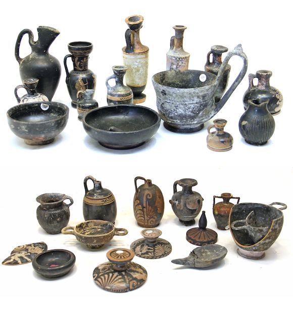 Bonhams : A group of approximately thirty-three pieces of Classical ...