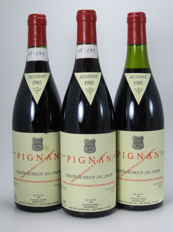 Bonhams : Châteauneuf-du-Pape, Pignan Reserve, Château Rayas 1985 (12)
