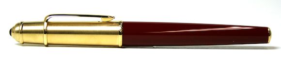 Bonhams : CARTIER Diabolo Red Composite Fountain Pen