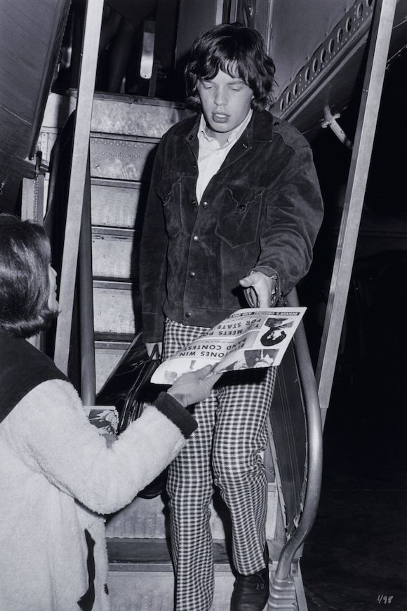 Bonhams : A Nicholas de Sciose photograph of Mick Jagger
