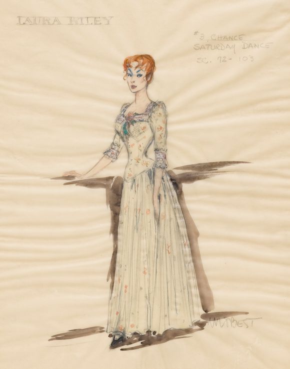 Bonhams : A Marjorie Best costume design for Jeanne Crain in Guns of ...