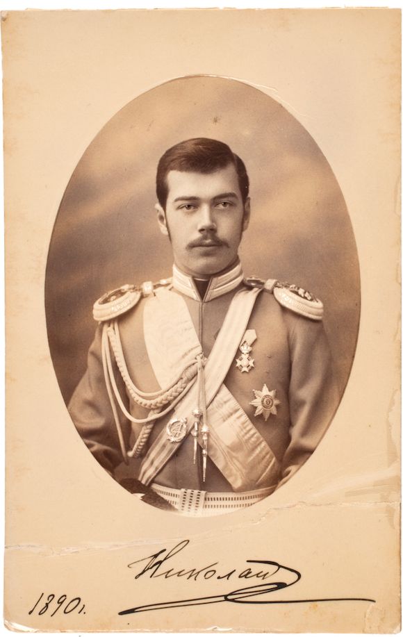 Bonhams : NICHOLAS II. 1868-1918. Photograph Signed, albumen print ...