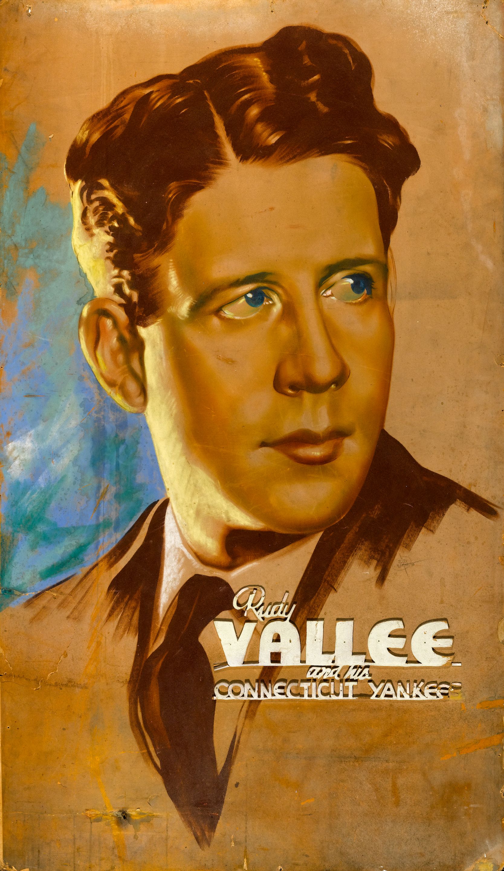 Bonhams : An original promotional painting for Rudy Vallée and his ...