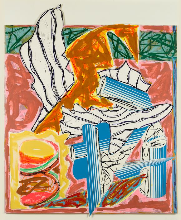 Bonhams : FRANK STELLA (b. 1936) And the Holy One, blessed be he, came and smote the Angel of ...
