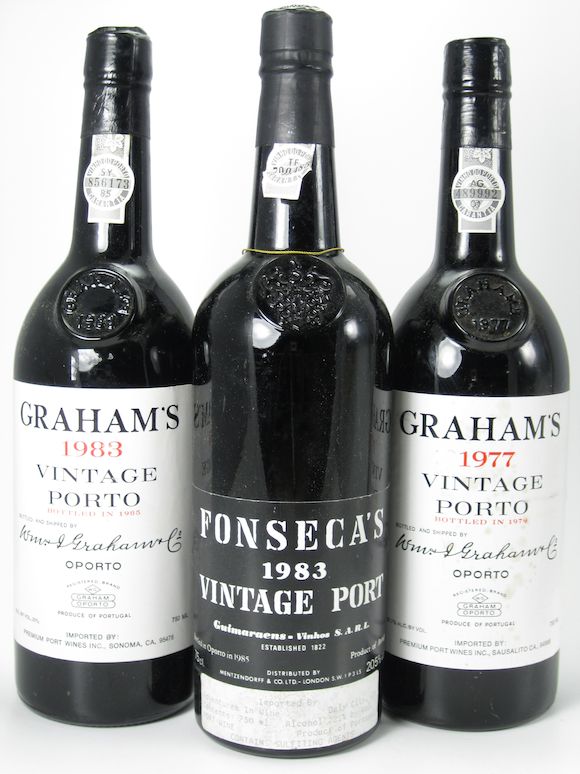 Bonhams : Fonseca's Vintage Port 1983 (1) Graham's Vintage Port 1977 (4 ...