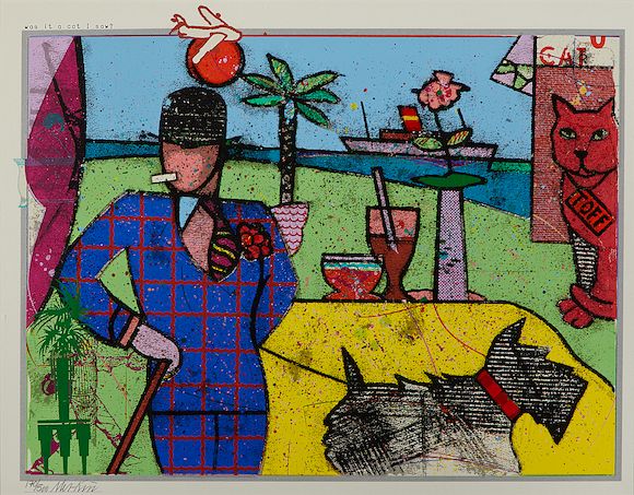 Bonhams : Richard Marshall Merkin (American, born 1938); was it a cat I ...