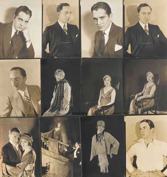 Bonhams : A group of photographs of early film stars by Edwin Bower Hesser