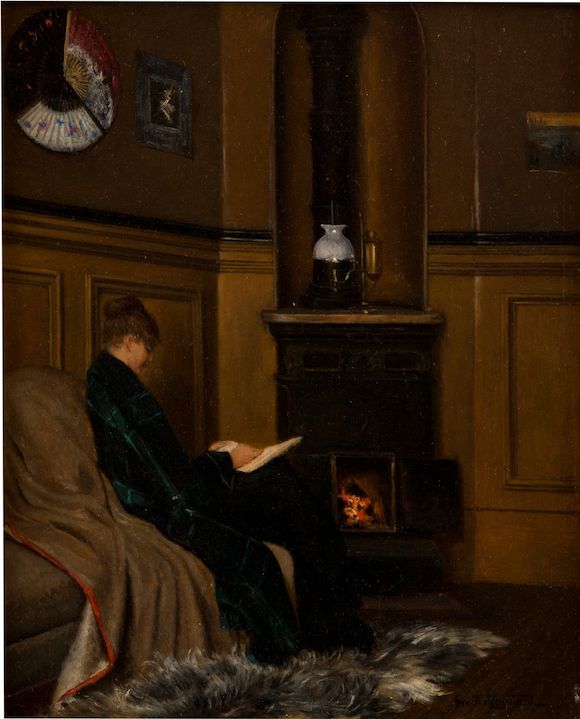 Bonhams : George Willoughby Maynard (American, 1843-1923) Reading by ...