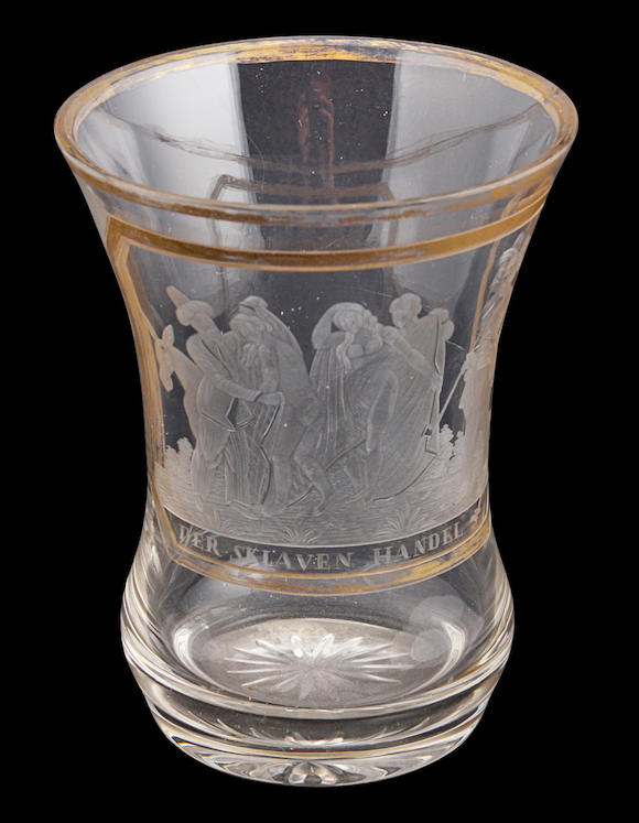 Bonhams A Bohemian Engraved Colorless Glass Beaker Second Half 19th