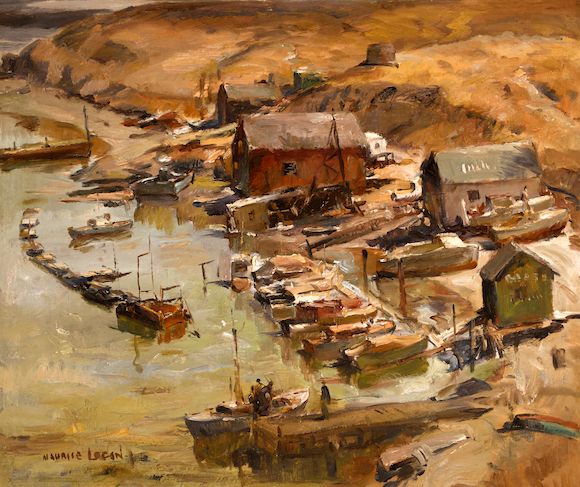 Bonhams : Maurice Logan (American, 1886-1977) Clark's Cove 30 x 36in