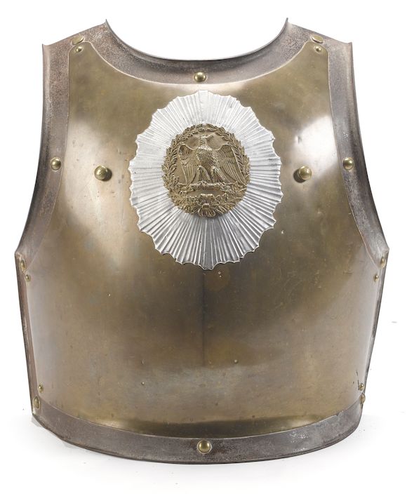 Bonhams : A French 2nd Empire carabineer's breastplate