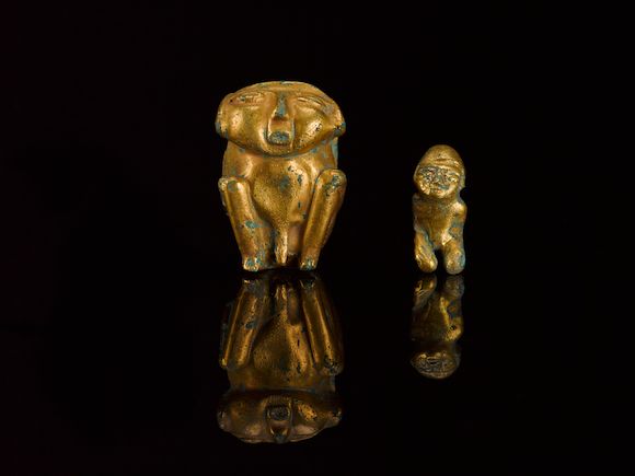 Bonhams : Two Inca Gold Figures, ca. A.D. 1450-1532