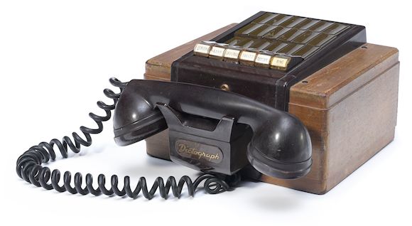 Bonhams : A Leo Jaffe Dictograph handset