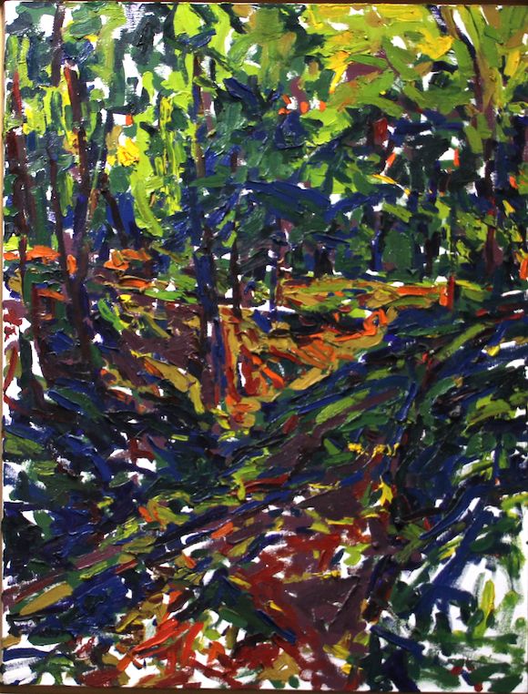 Bonhams : Sandy Walker (American, born 1942) Fall Interior, 1977 40 x 31in