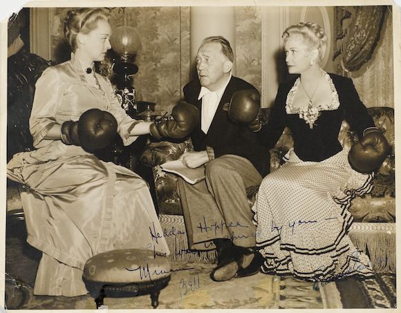 Bonhams : A Bette Davis and Miriam Hopkins photograph inscribed to ...