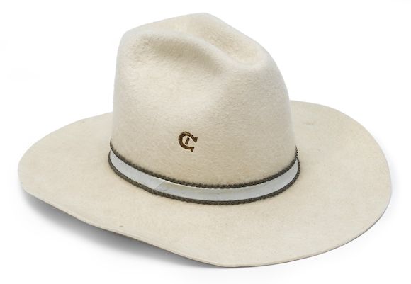 Bonhams : A Larry Hagman custom Charlie 1 Horse cowboy hat