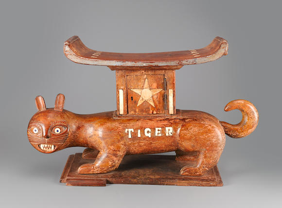 Bonhams Akanfante Stool Ghana