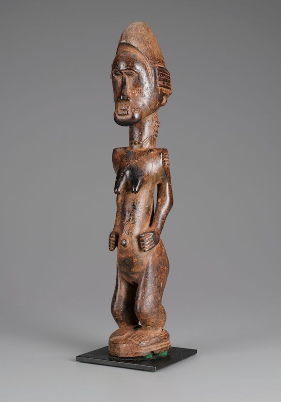 Bonhams : Baule Female Figure, Ivory Coast