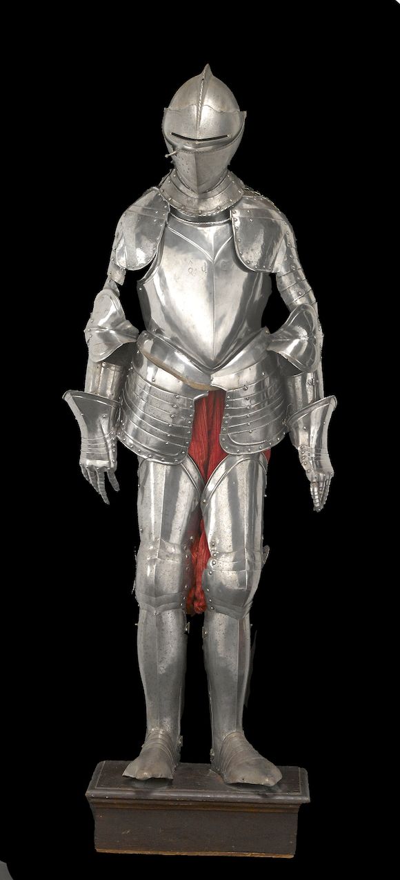 Bonhams : A composite full suit of German armor for the field -Select ...