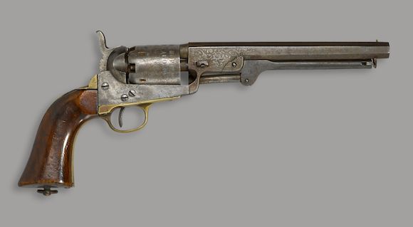 Bonhams : A scarce Russian Colt's Patent percussion revolver with ...