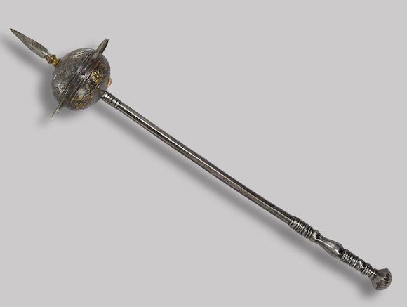Bonhams : An Indian spiked mace -Select US Arms Type-