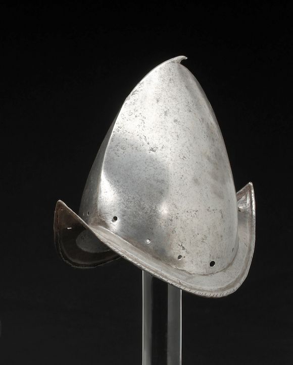 Bonhams : A Spanish, or peaked, morion -Select US Arms Type-