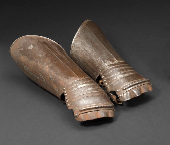 Bonhams : A pair elbow gauntlets -Select US Arms Type-