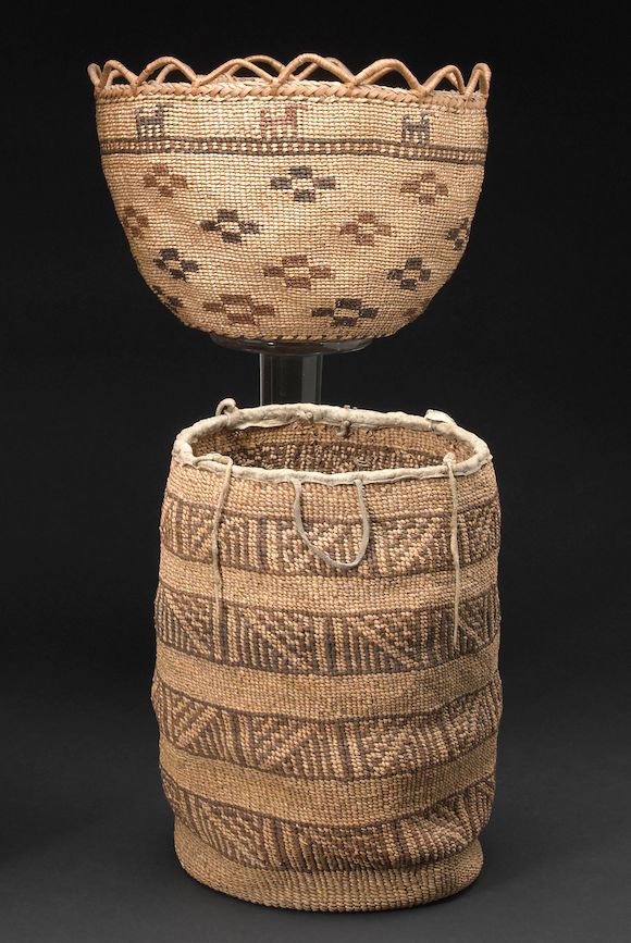 Bonhams : Two Northwest basketry items