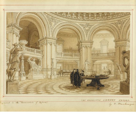 Bonhams : OXFORDRADCLIFFE CAMERA. MACKENZIE, FREDERICK. 1787-1854 ...