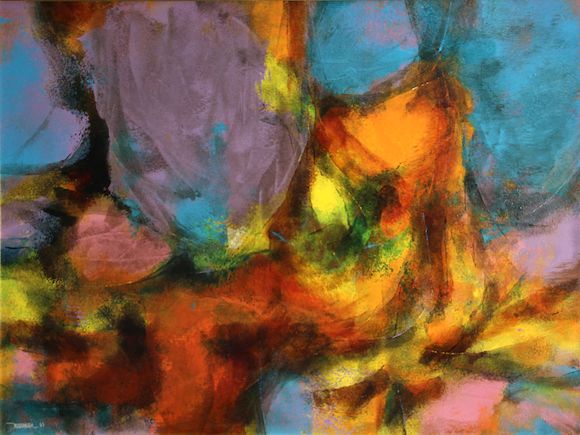 Bonhams : Leonardo Nierman (Mexican, born 1932) Kaleidoscope, 1953 23 x ...