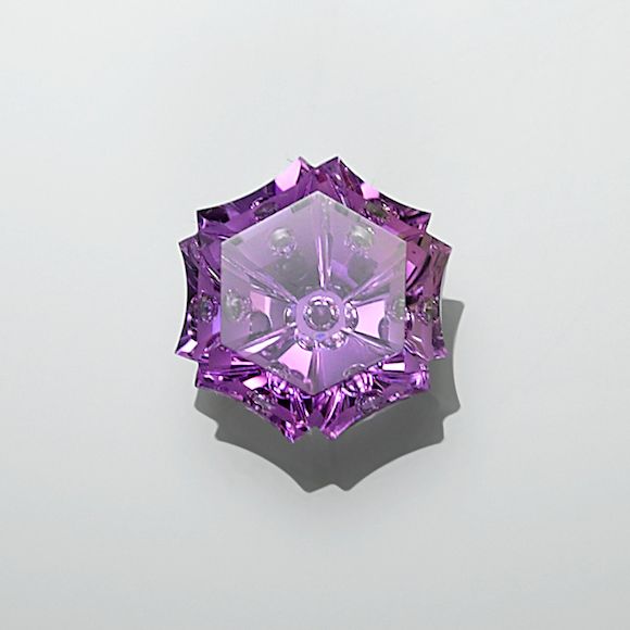 Bonhams : Snowflake-cut Amethyst