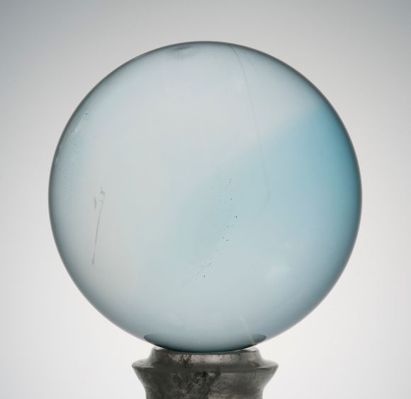 Bonhams : Large, Rare Blue Topaz Sphere with Phantoms
