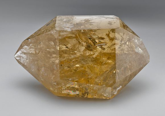 Bonhams : Double-Terminated Citrine Specimen