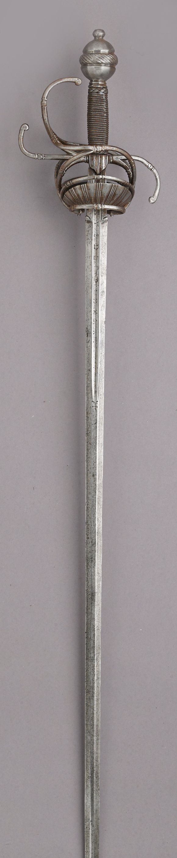 Bonhams : A composite swept-hilt rapier -Select US Arms Type-