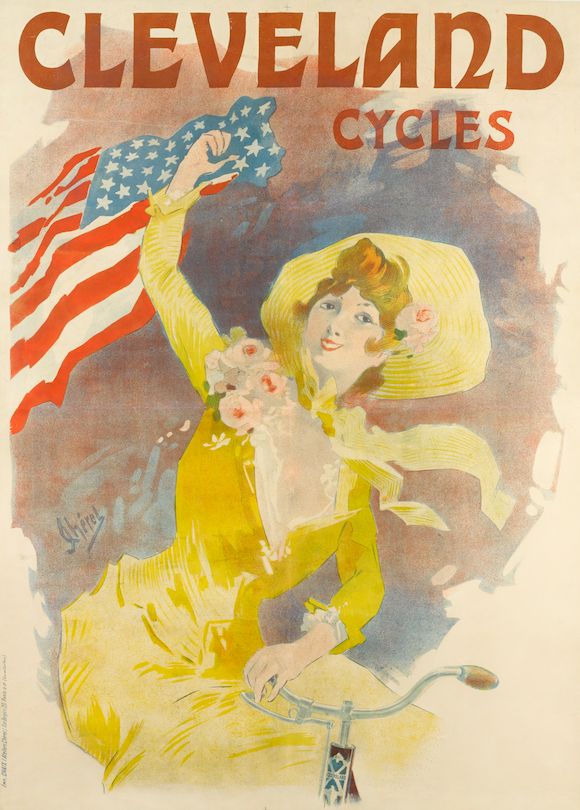 Bonhams : Jules Cheret (French, 1836-1932) Cleveland Cycles, 1901