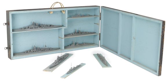 Bonhams : A cased set of U.S. Navy recognition/teaching models for the ...