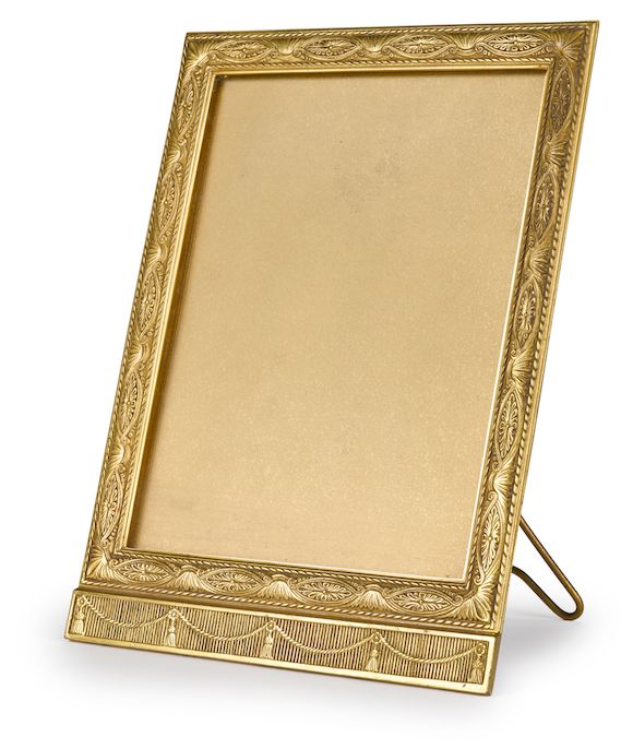 Bonhams : A Tiffany Studios gilt-bronze Adams picture frame 1899-1918