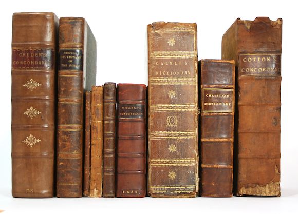 Bonhams : [BIBLE--DICTIONARIES & CONCORDANCES.]