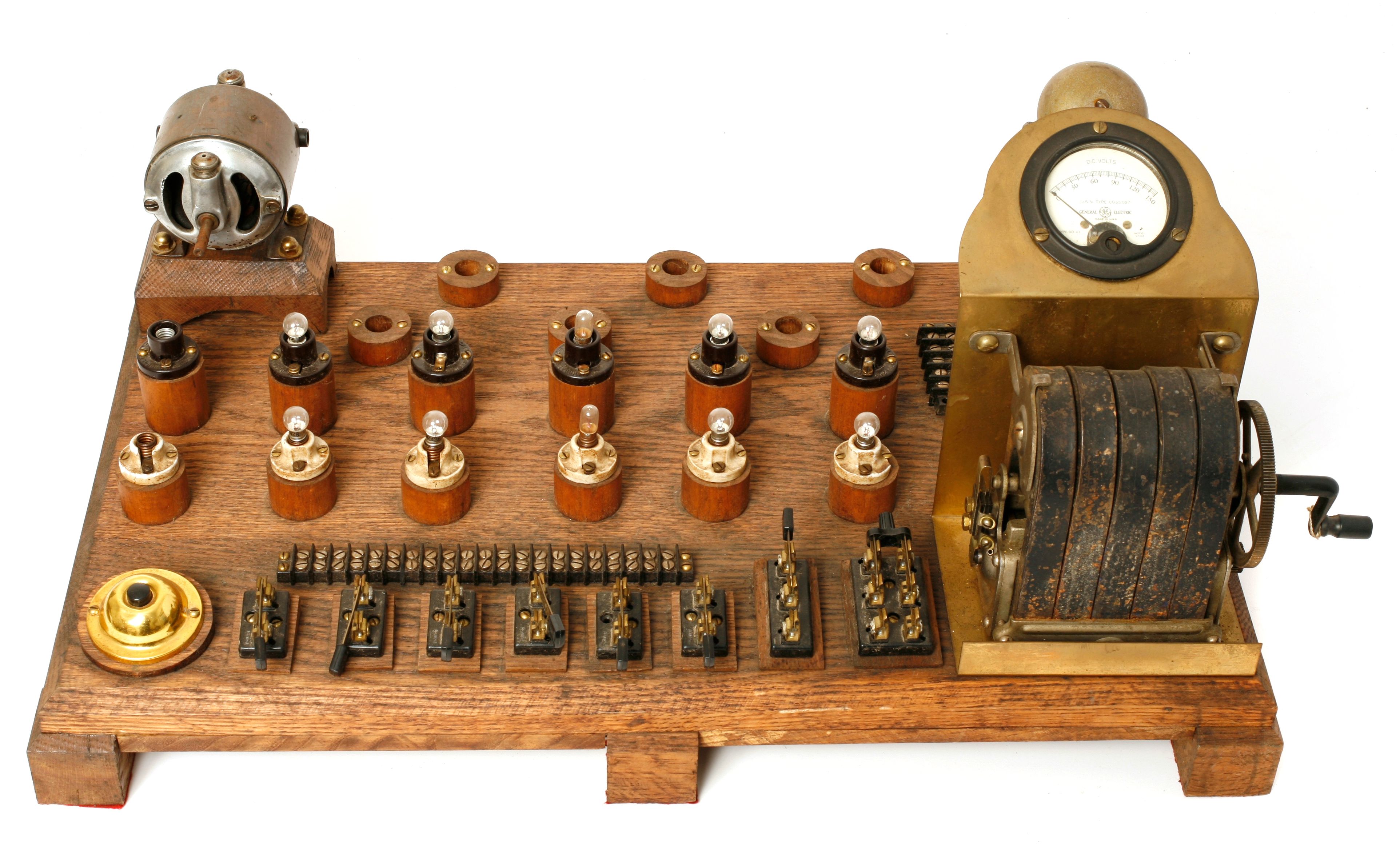 Bonhams Cars : An electrical training panel,