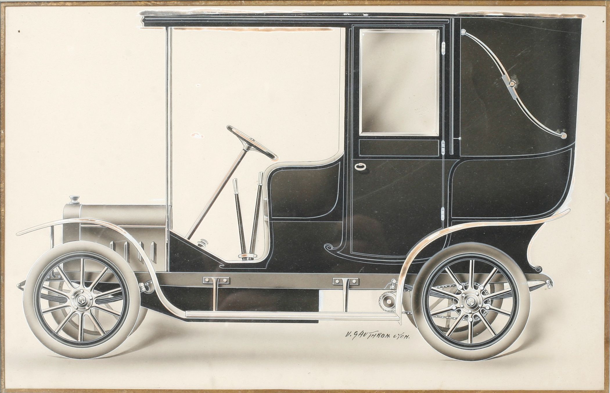 Bonhams Cars : A lot of three early French custom coachbuilder styling ...