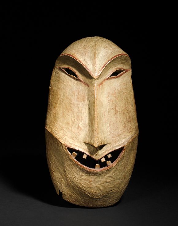 Bonhams : An Alaskan mask, Yupik or Athabaskan
