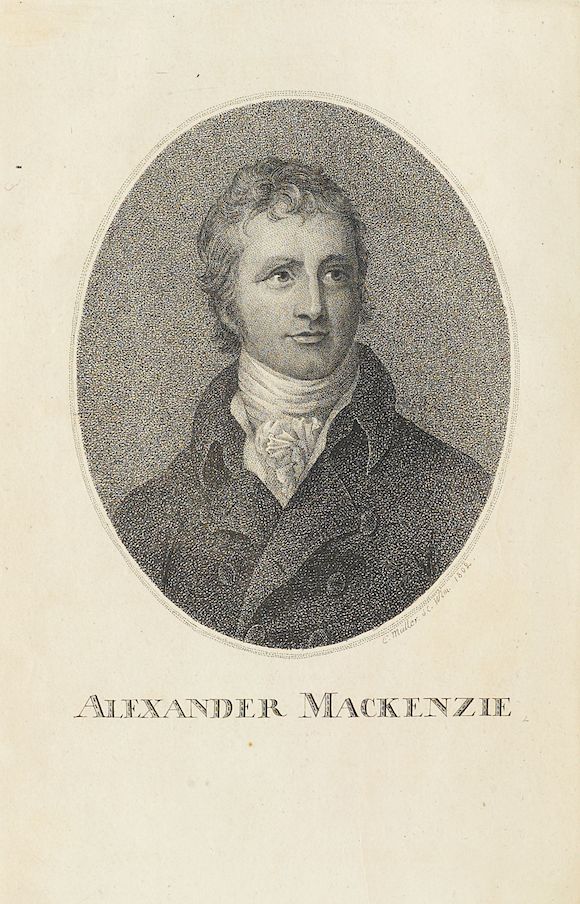 Bonhams : MACKENZIE, ALEXANDER. 1764-1820. 1. Voyages from Montreal, on ...